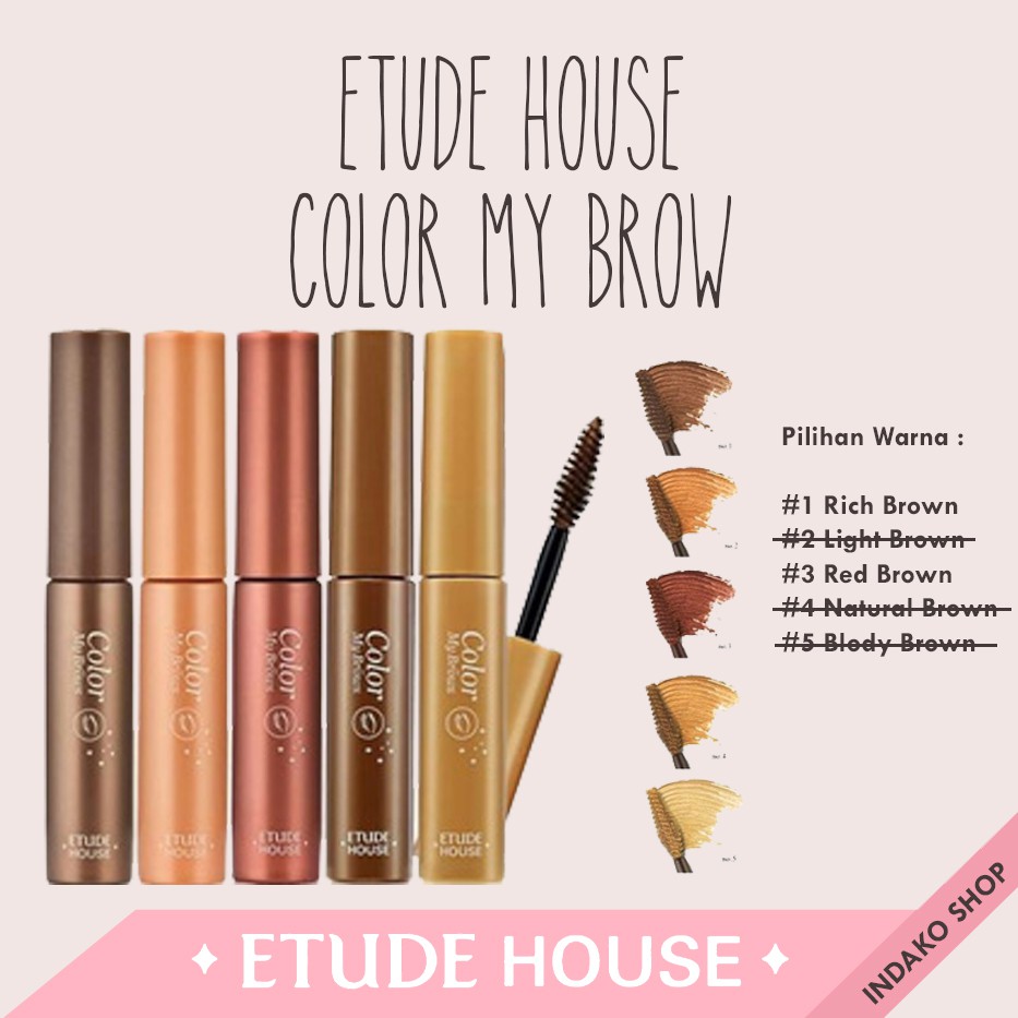 Jual ETUDE - Color My Brows | Shopee Indonesia