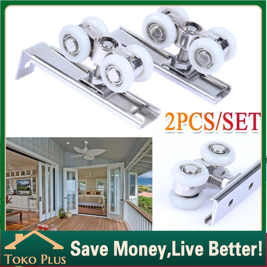 Jual 2Pcs/Set Roda Sliding Door Roller Atau Roda Buat Pintu Geser - 8 ...