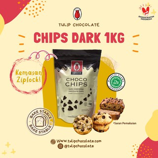 Jual TULIP CHOCO CHIPS PREMIUM 1KG ( CHOCOLATE CHIPS - CHOCOCHIPS ...