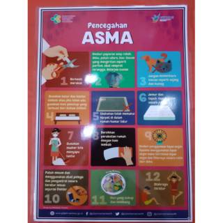 Jual (104) POSTER PENCEGAHAN ASMA | Shopee Indonesia