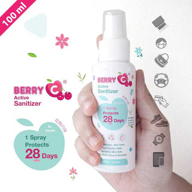 Jual Berry C active sanitizer 100ml READY! | Shopee Indonesia