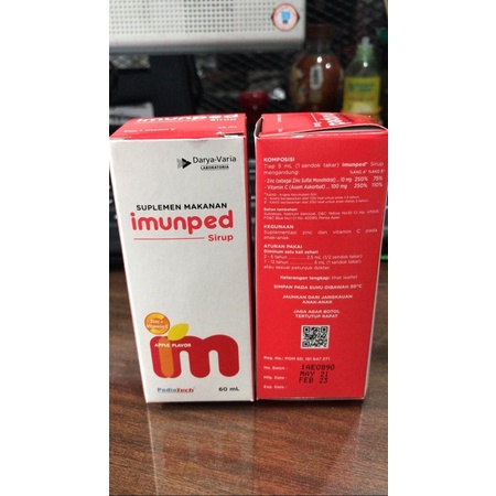 Jual IMUNPED SYRUP BOTOL 60ml | Shopee Indonesia