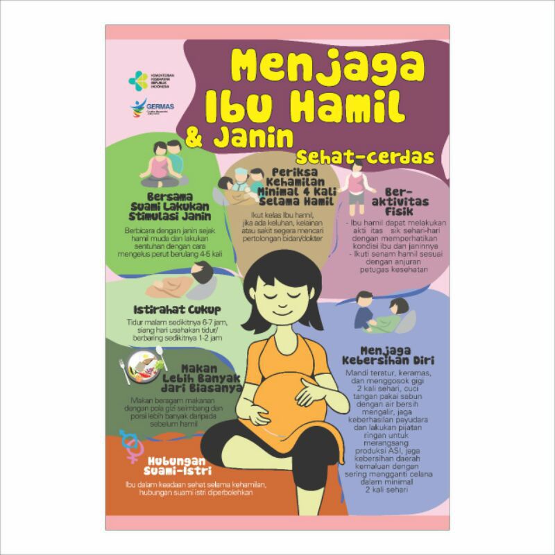 Jual Poster Menjaga Ibu Hamil Dan Janin | Shopee Indonesia