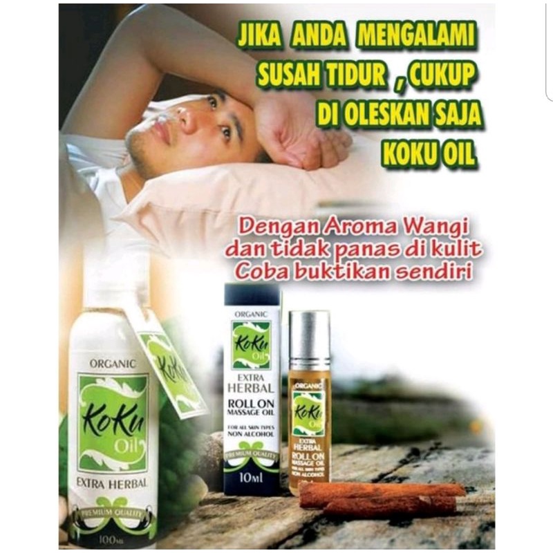 Jual KOKU OIL HERBAL ROLL ON ORIGINAL | Shopee Indonesia