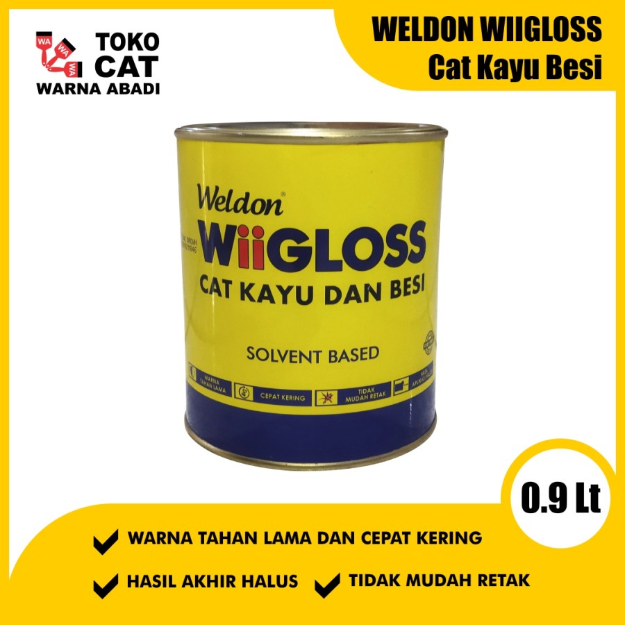 Jual CAT KAYU BESI WELDON WIIGLOSS 0.9 LITER | Shopee Indonesia