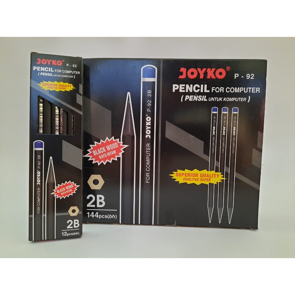 Jual Joyko Pencil P-92 ( pensil kayu / pensil 2b / pensil serut ... Jual Joyko Pencil P-92 ( pensil kayu / pensil 2b / pensil serut ...