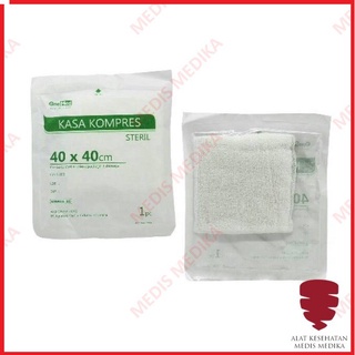 Jual Onemed Kasa Kompres Steril 40x40cm Kassa Peralatan P3K Medis 40 cm ...