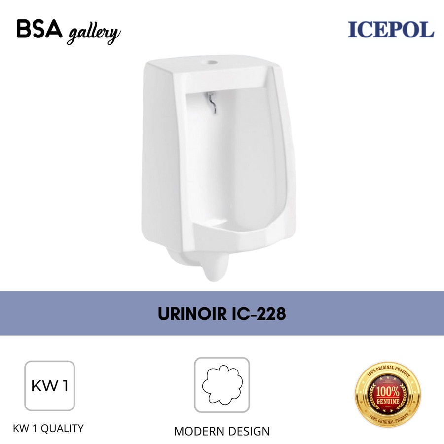 Jual URINAL PRIA ICEPOL TIPE MUSLIM MODEL TOTO / URINOIR + PUSHKRAN ...