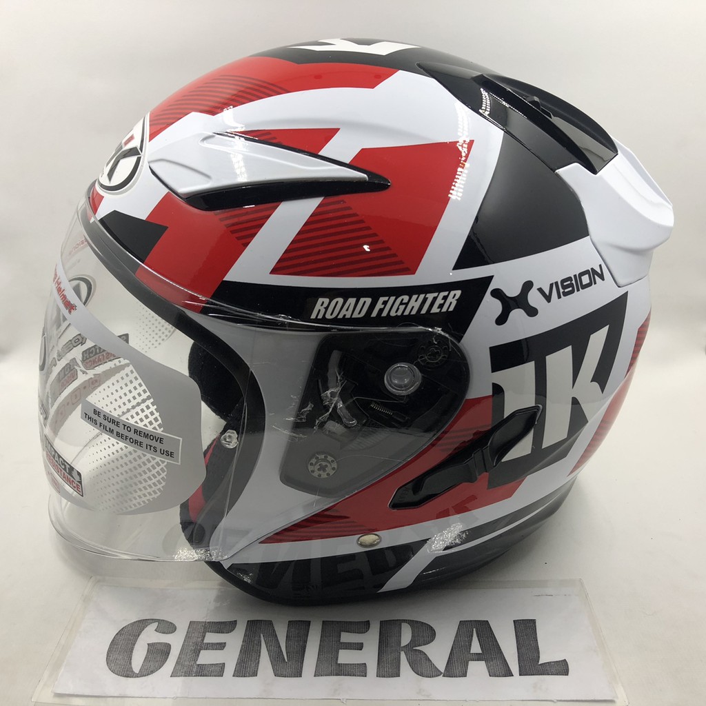 Jual GOYANG HARGA;; Helm NHK R1 Motif Neuro White Red Putih Merah ...