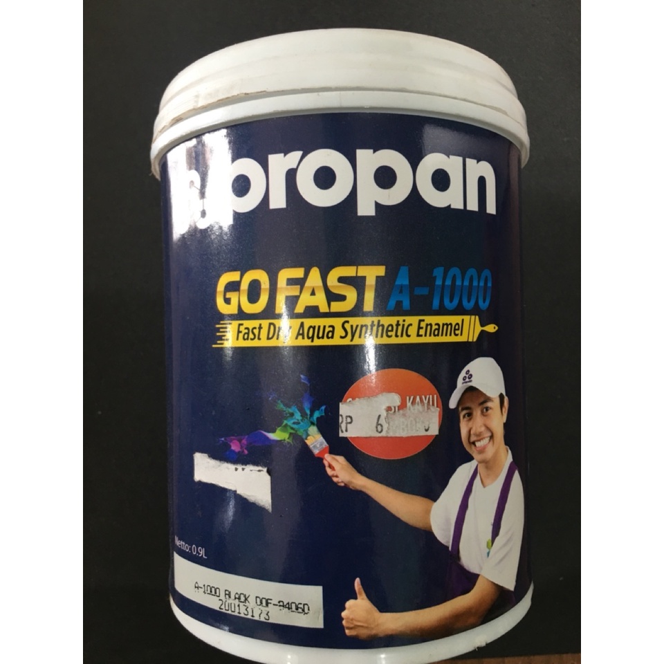 Jual PROPAN GO FAST A-1000 / BLACK DOFF - 9406D / 0.9L / Cat Besi ...