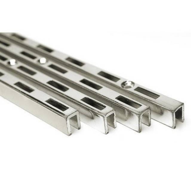 Jual Tiang Bracket Rak Dinding Chrome 120 cm Indonesia|Shopee Indonesia