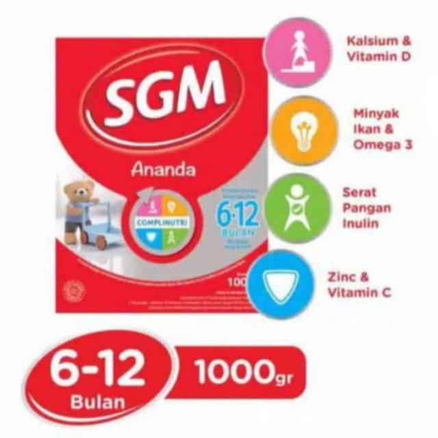Jual SGM Ananda 2 1000gr | Shopee Indonesia