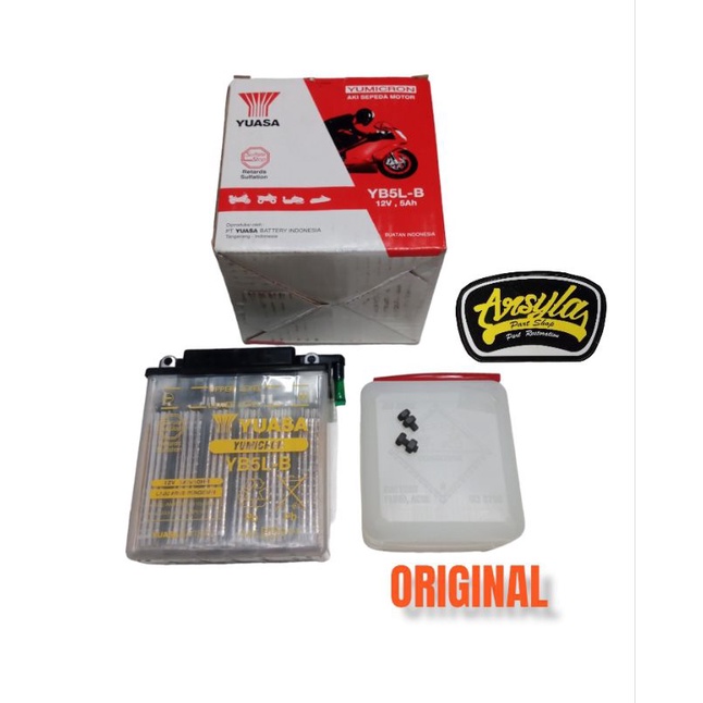 Jual Aki Accu Batre Baterai basah original yuasa Honda Astrea prima ...