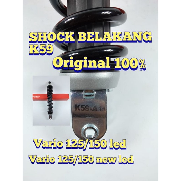 Jual SHOCK BELAKANG K59 VARIO 125/150 LED NEW LED 100% ORIGINAL AHM | Shopee Indonesia