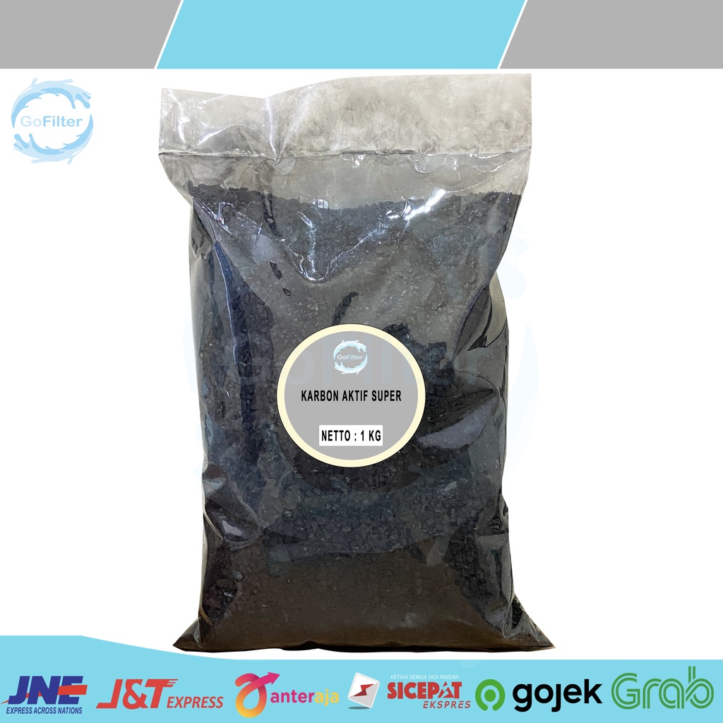 Jual KARBON AKTIF ECERAN 1 KG IMPORT SUPER IODINE 1000 / ACTIVATED ...