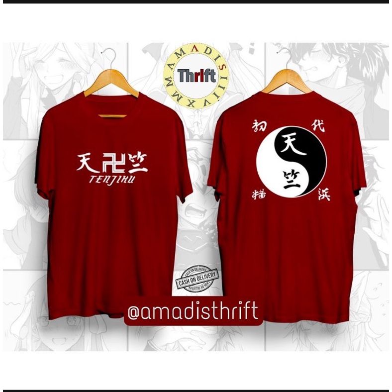 Jual Kaos TENJIKU ANIME TOKYO REVENGERS / BAJU ANIME TOKYO MANJI TOUMAN ...