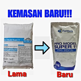 Gips Biru| Gipstone | Pro Model Super 11 | Pro Dental Stone | Shopee ...