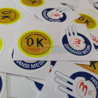 Jual STICKER STIKER INSPEKSI YAMAHA GARANSI 3 TAHUN OK | Shopee Indonesia