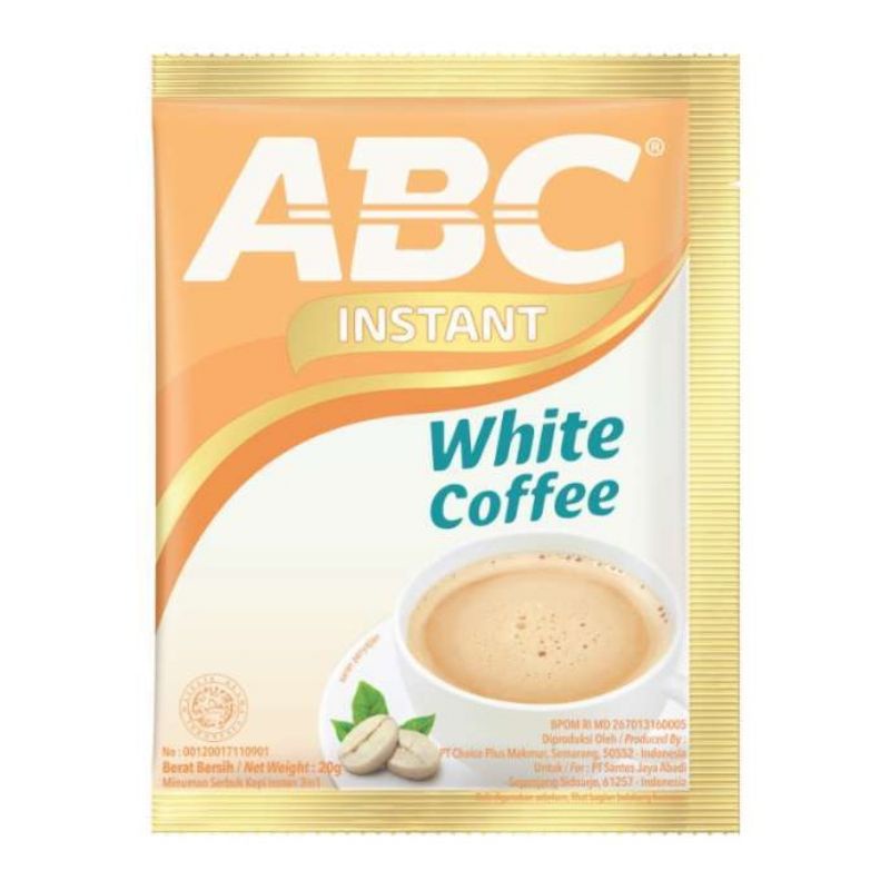 Jual Kopi ABC instant white coffee renceng 10 sachet x 27 gram/Kopi ABC White Coffee Renteng ...