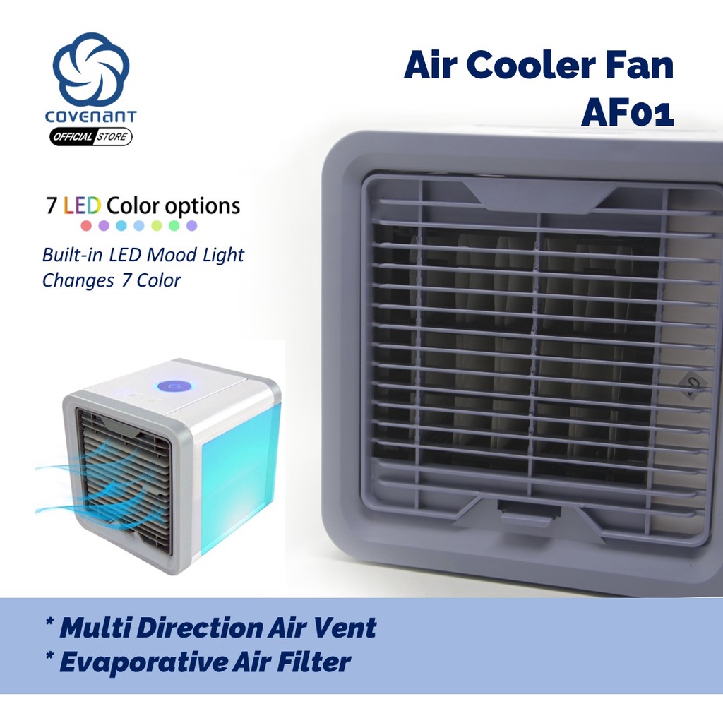 Jual Covenant Air Cooler Fan AF01 FAN Mini AC Portable USB | Shopee ...