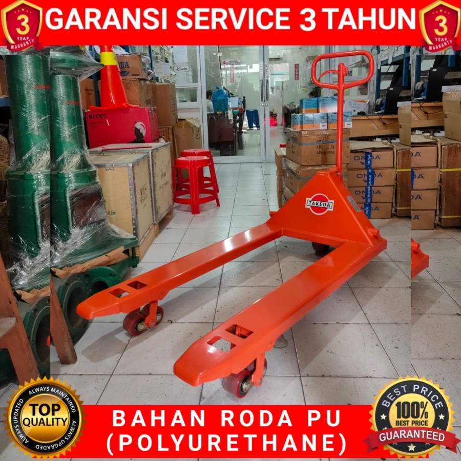 Jual Hand lift 3 Ton 3 T 3T 3000 Kg Hydraulic hand pallet lifting 3T ...