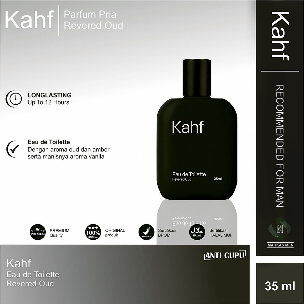 Jual Kahf Revered Oud Eau de Toilette - Parfum Pria Wangi Tahan Lama ...