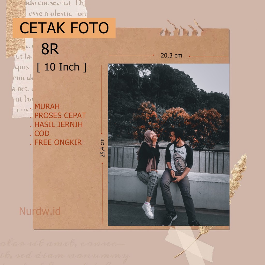 Jual CETAK FOTO Ukuran 10 Inch / 8R Murah Medan | Shopee Indonesia