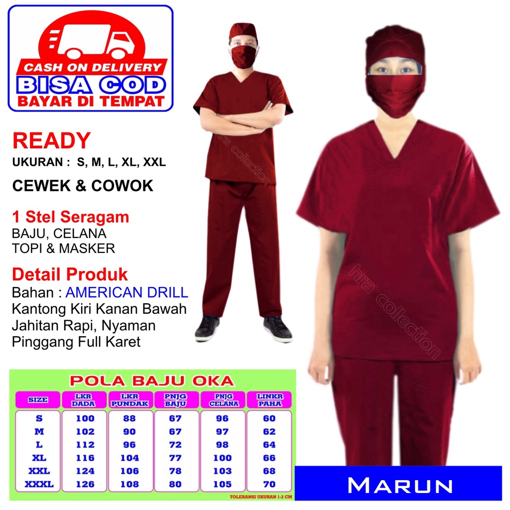 Jual BAJU OK, BAJU OKA, BAJU SCRUB, PERAWAT SERAGAM OKA MEDIS BAJU JAGA ...