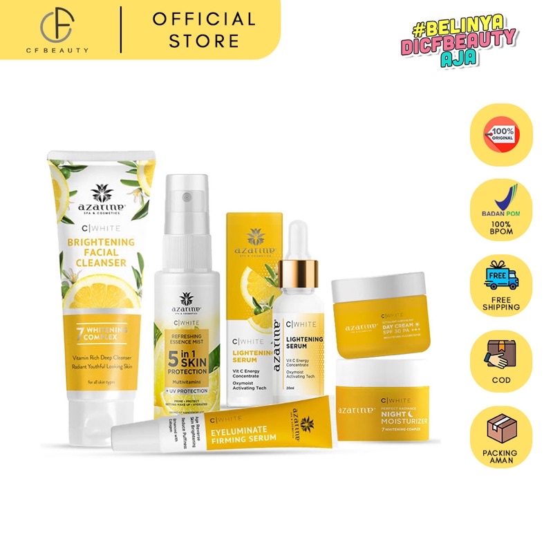 Jual azarine cosmetics c white series / perawatan untuk mencerahkan ...