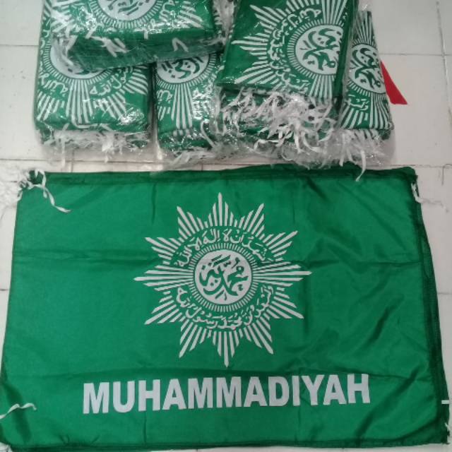 Jual Bendera Muhammadiyah 60x90 isi 100 | Shopee Indonesia