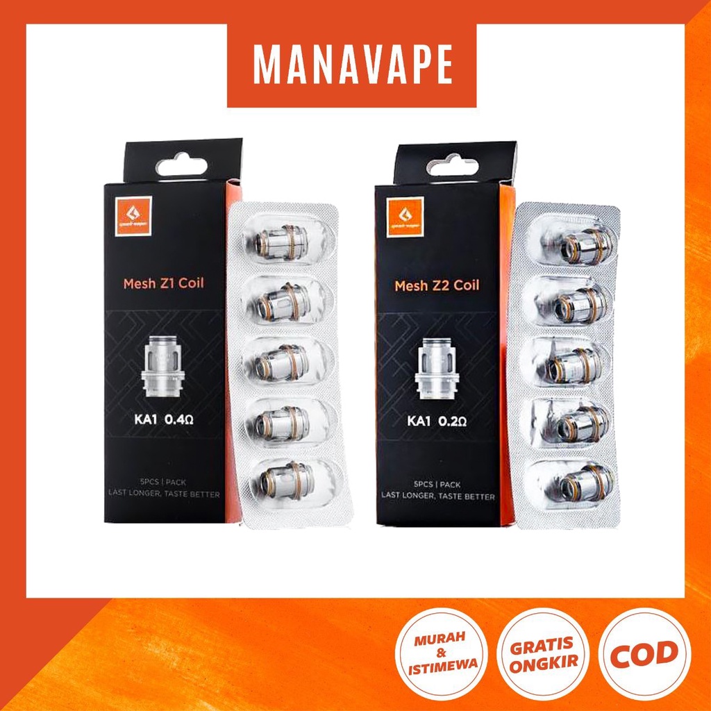 Jual COIL AEGIS LEGEND 2 (Z SERIES) AUTHENTIC by GEEKVAPE | Shopee ...
