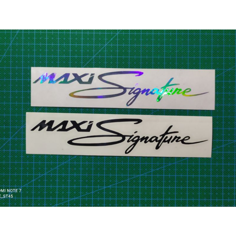 Jual Sticker Maxi Signature Indonesia|Shopee Indonesia