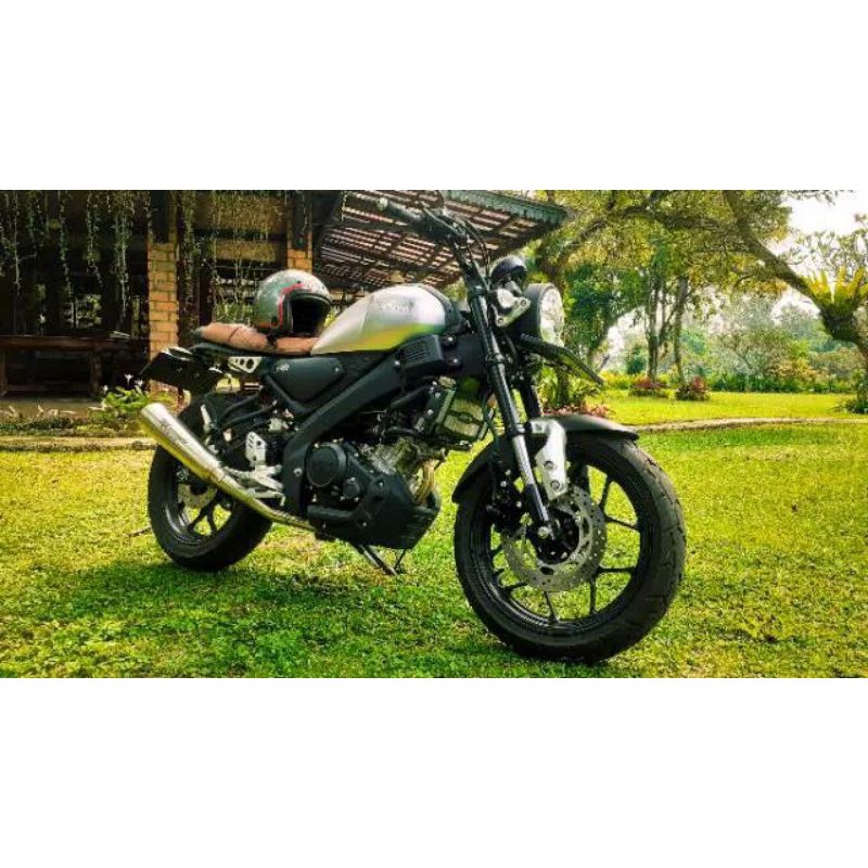 Jual knalpot R9 Retro Series yamaha XSR 155 kawasaki W 175 ORIGINAL ...