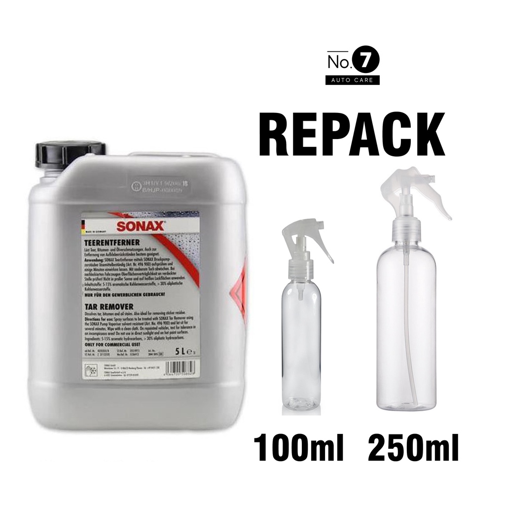 Jual Sonax Tar Remover Pembersih Aspal Lem REPACK 100 250 ml | Shopee ...