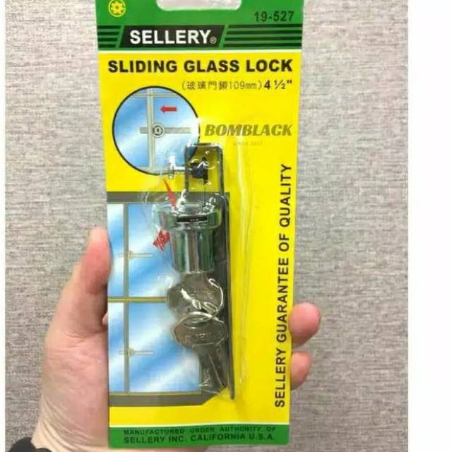 Jual Kunci Etalase Kaca Geser Sliding Glass Lock SELLERY Indonesia ...