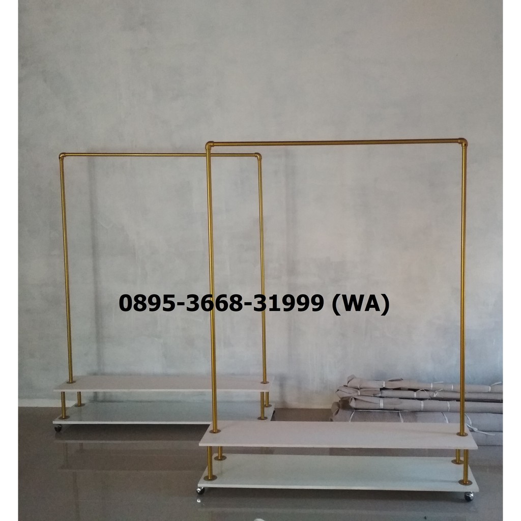 Jual Rak Baju Portable/ Rak Baju Minimalis/ Rak Baju Buat Jualan/ Rak ...
