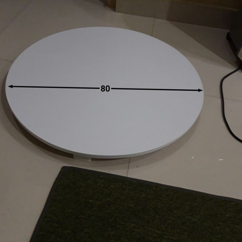 Jual Meja Bulat Lipat Besar d.80cm Indonesia|Shopee Indonesia