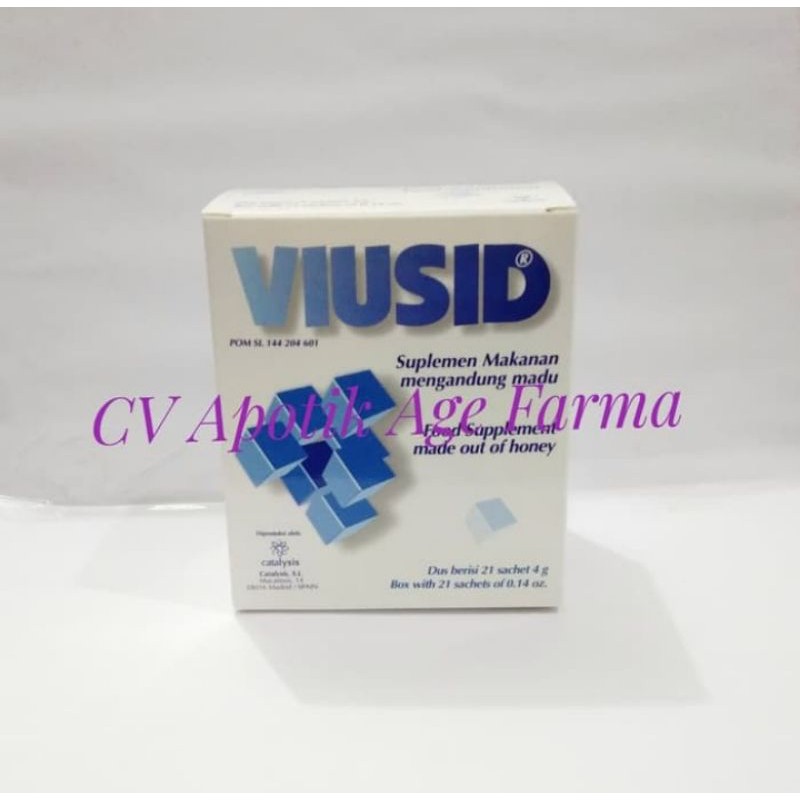 Jual Viusid Sachet isi 21 - Original Warranty (Sintesa) | Shopee Indonesia