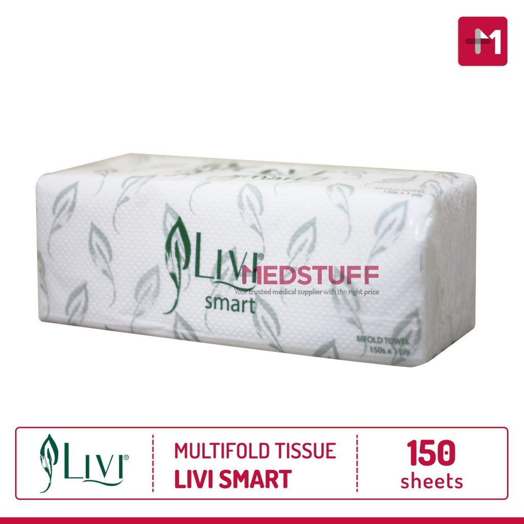 Tissue Livi Smart Multifold Towel Tissu Tisu livi | Shopee Indonesia