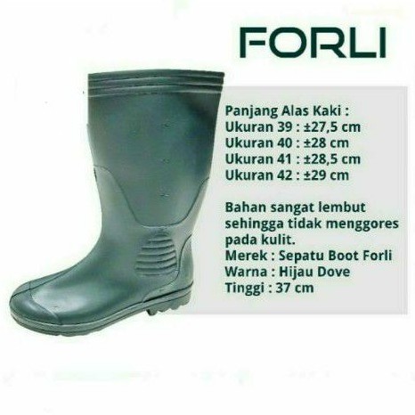 Jual Sepatu boot Forli Anti Air Anti Slip Sepatu Tukang Bangunan Proyek ...