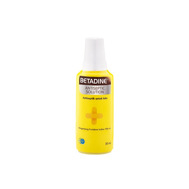 Jual Betadine Solution 30 mL 1 Botol Antiseptik Obat Luka Post Operasi ...