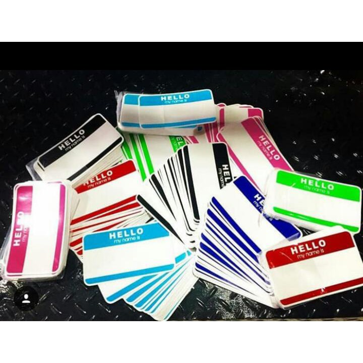 Jual HELLO VINYL STICKER pack 5pcs / stiker hello 5 lembar / hello my ...