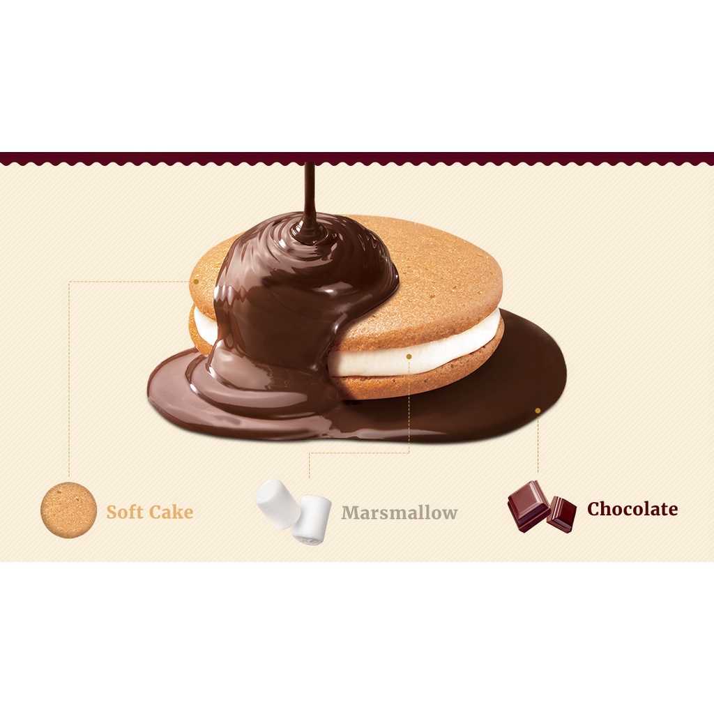 Jual LOTTE Choco Pie / Richeese Marshmallow 168gr [1 Box / 6 pcs ...