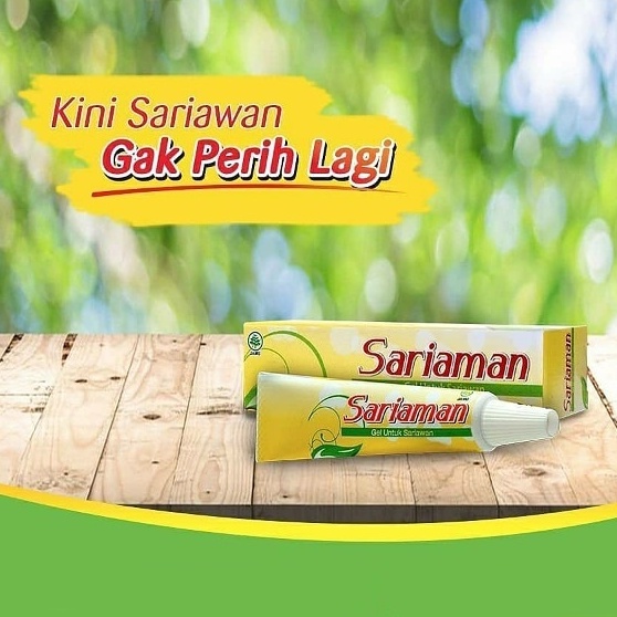 Jual SARIAMAN - Gel Untuk Sariawan yang tidak perih | Shopee Indonesia