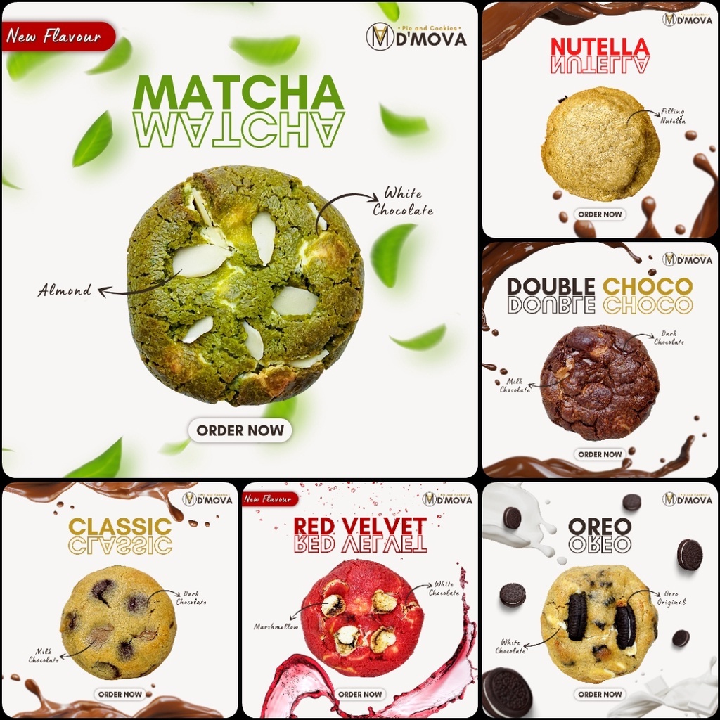 Jual Premium Soft Cookies Nutella Oreo Original dan Double Chocho ...