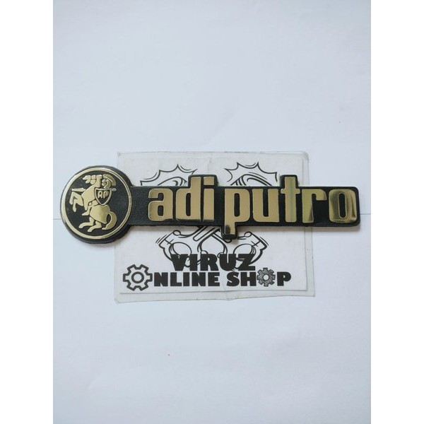 Jual EMBLEM TULISAN ADIPUTRO ADI PUTRO BESAR Indonesia|Shopee Indonesia