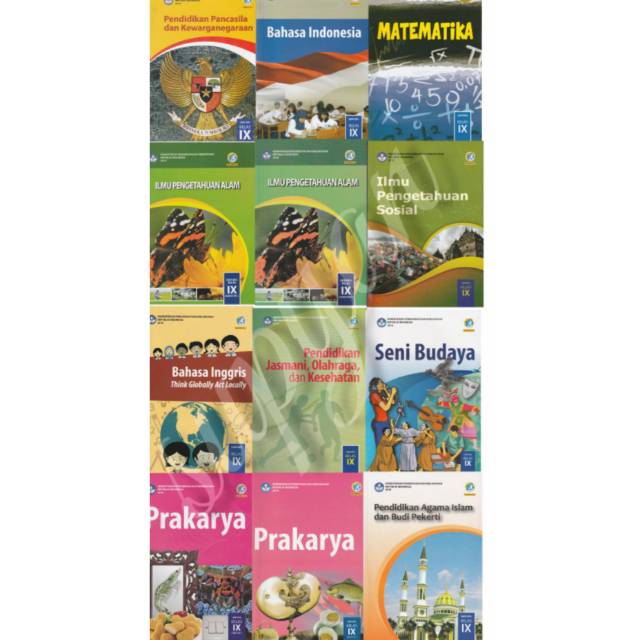 Jual [PROMO] Buku Paket kelas 9 smp FULL setahun buku pelajaran kelas 3 ...