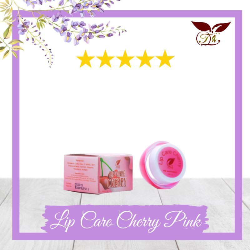 Jual SR12 Lip Care Cherry Pink Pelembab Bibir Kering Hitam Lip Balm Lip Cream Masker Bibir ...