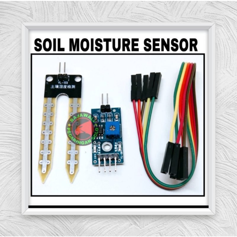 Jual SENSOR KELEMBAPAN TANAH SOIL MOISTURE SENSOR | Shopee Indonesia