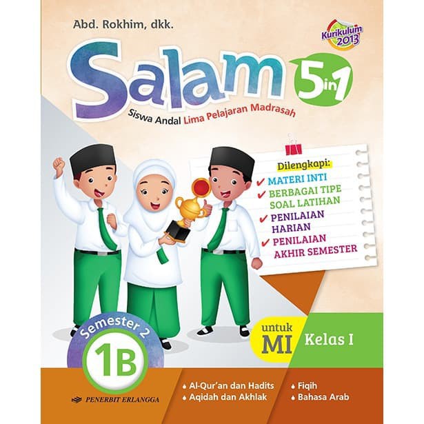 Jual Jual Buku Salam (Siswa Andal 5 Pelajaran MI) 5IN1 Kelas 1B/K2013 ...